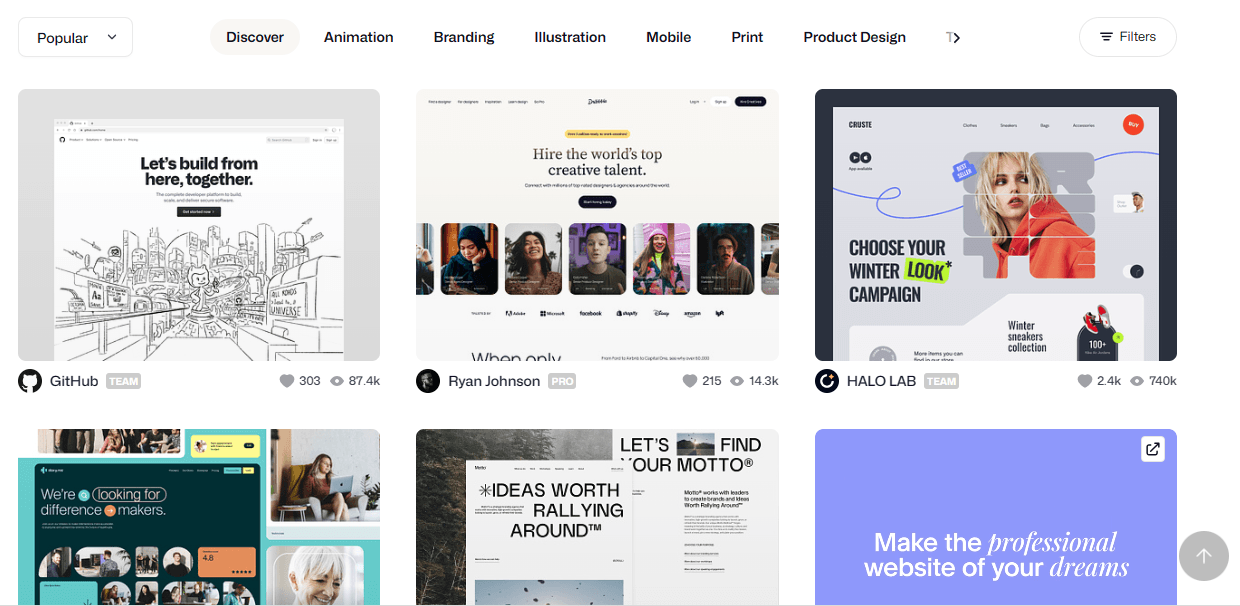 Need UI/UX Design Inspiration? Visit These 8 Sites! - Grafisify