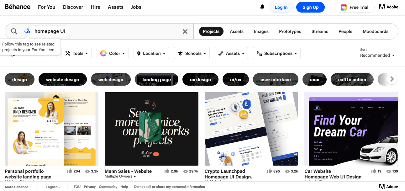 Need UI/UX Design Inspiration? Visit These 8 Sites! - Grafisify